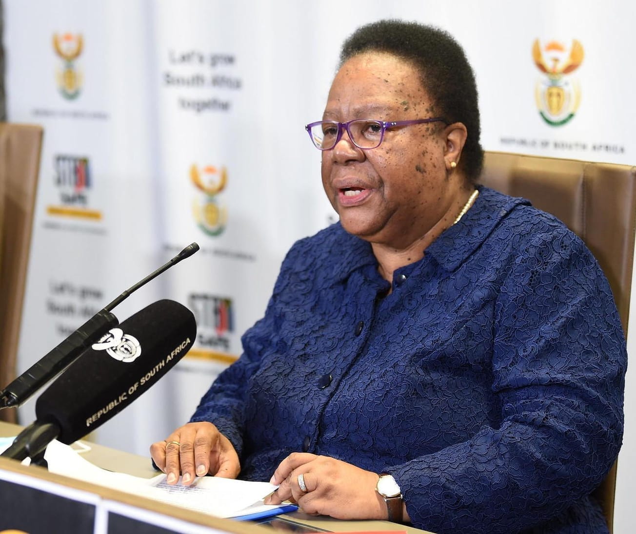 Dr. Naledi Pandor spricht beim 89. Treffen der Internationalen ...